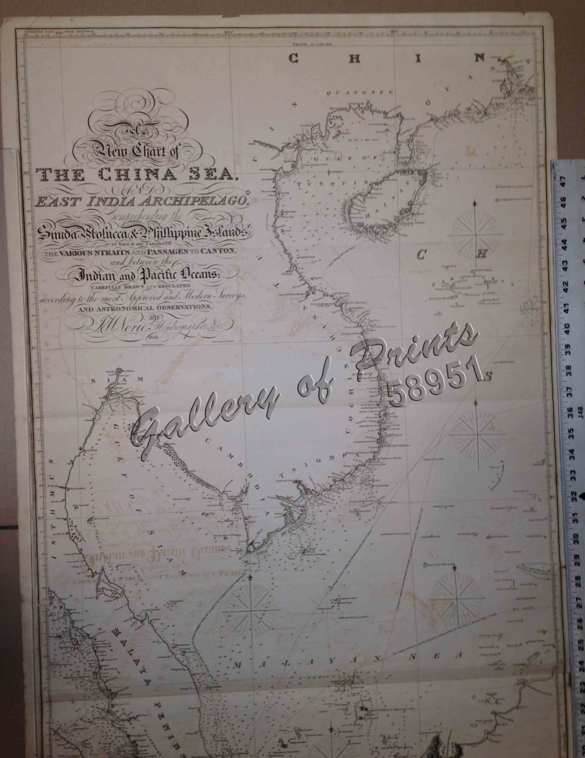 A New Chart of the China Sea, and East India Archipelago. Comprehending ...