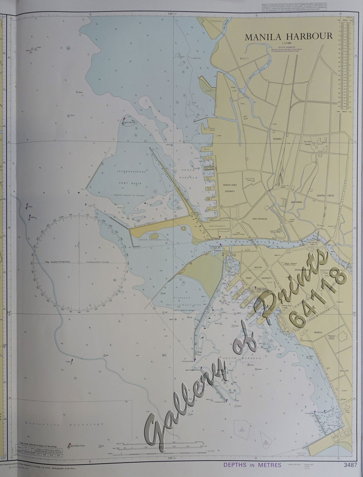 Philippines. Luzon – West Coast [left half:] Manila and Cavite Harbours ...