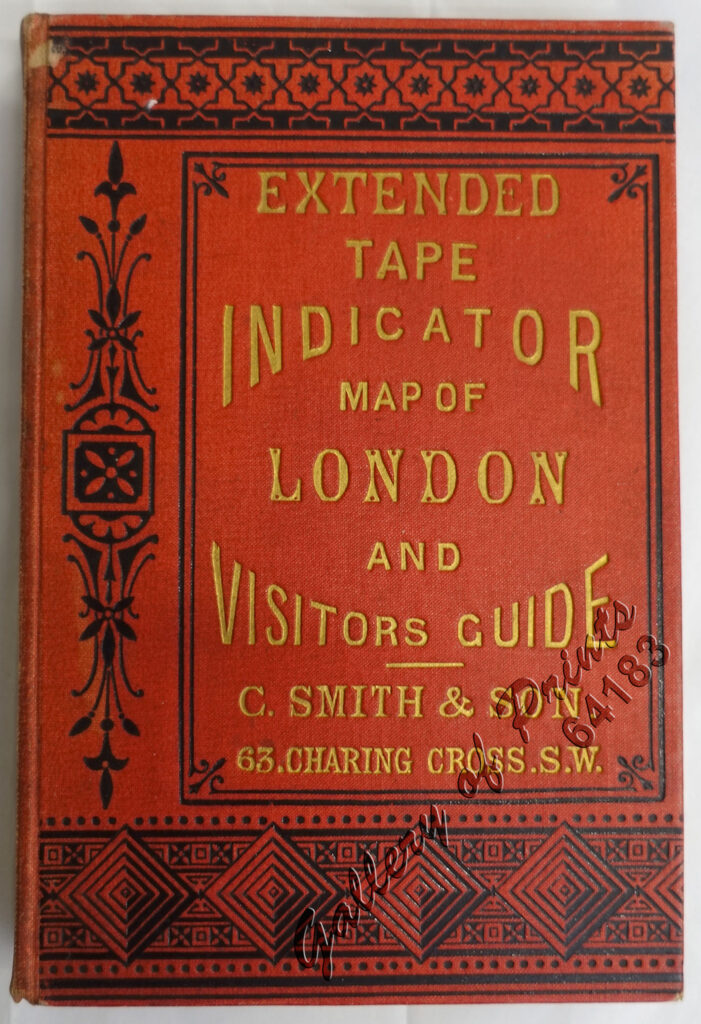 Extended Tape Indicator Map of London. – Gallery of Prints