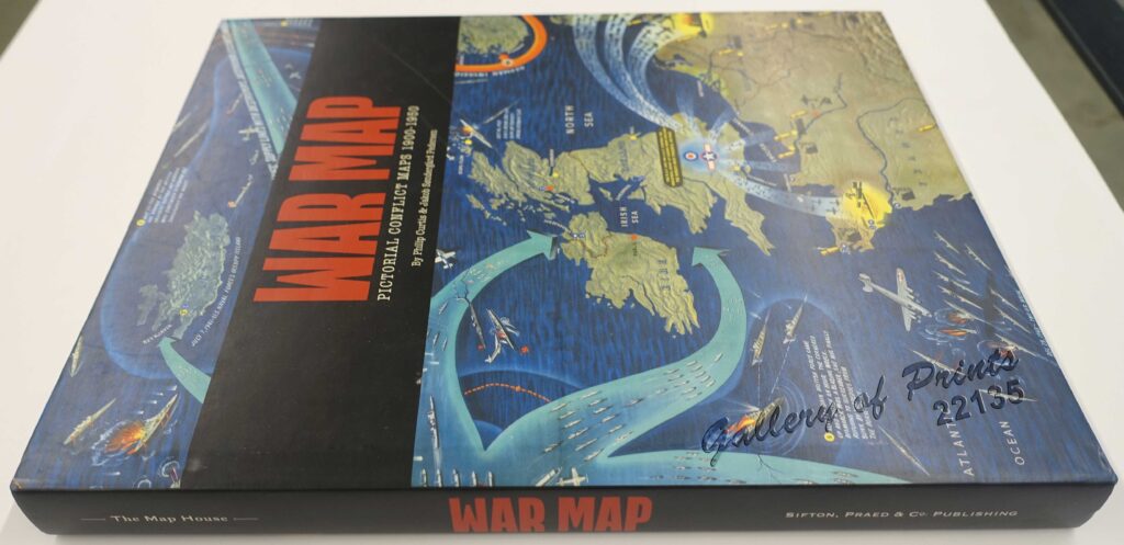 War Map Pictorial conflict Maps 1900-1950 – Gallery of Prints
